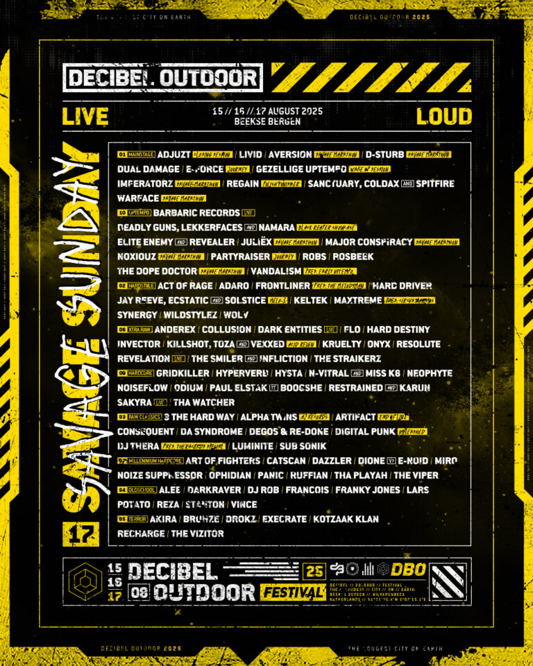 Decibel outdoor 2025: Das Line-up ist vollständig und der Vorverkauf startet!